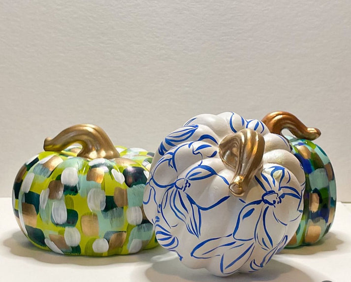 Painting Ceramic Pumpkins! – Vino & Van Gogh
